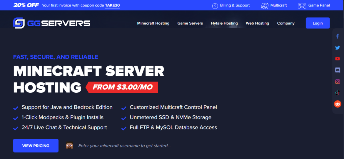 GG Servers Review: Is it The Best Minecraft Hosting Server?